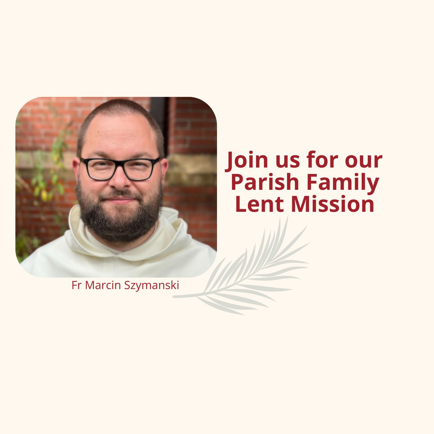 Lent Mission | St. Anne Catholic Church